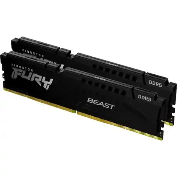 KINGSTON DIMM DDR5 64GB (2x32GB kit) 6000MTs KF560C30BBEK2-64 FURY Beast Black EXPO