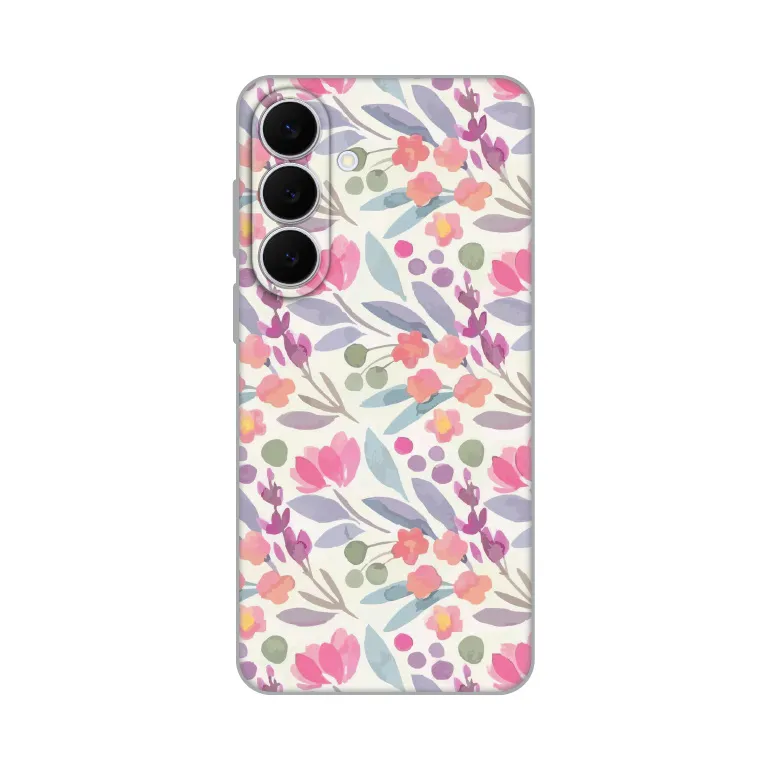 Maska Silikonska Print za Samsung S731B Galaxy S25 Fe Watercolor Flowers