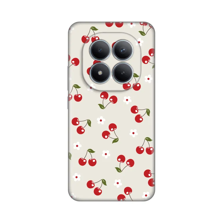 Maska Silikonska Print za Xiaomi Redmi Note 15 Pro Plus 5G Cherry and Flowers