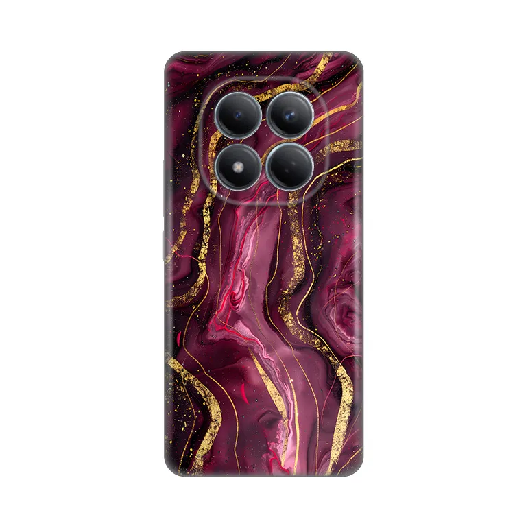 Maska Silikonska Print za Xiaomi Redmi Note 15 Pro 4G Burgundy