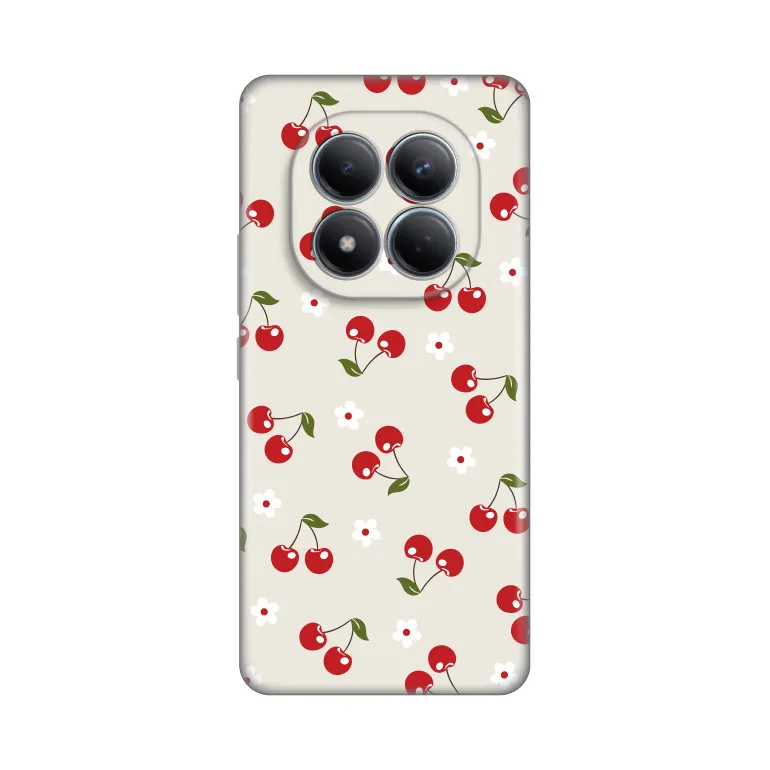 Maska Silikonska Print za Xiaomi Redmi Note 15 Pro 4G Cherry and Flowers