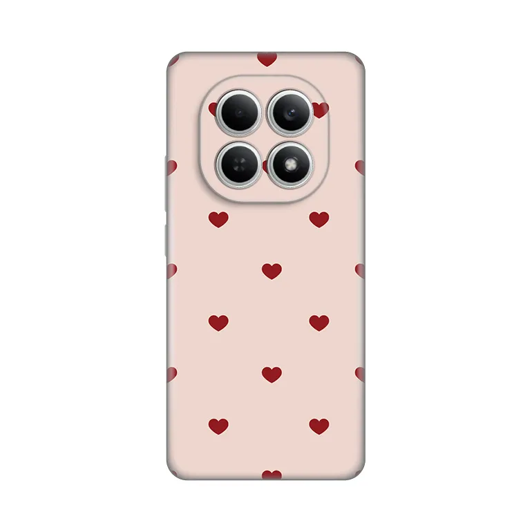 Maska Silikonska Print za Xiaomi Redmi Note 15 5G Beige Hearts
