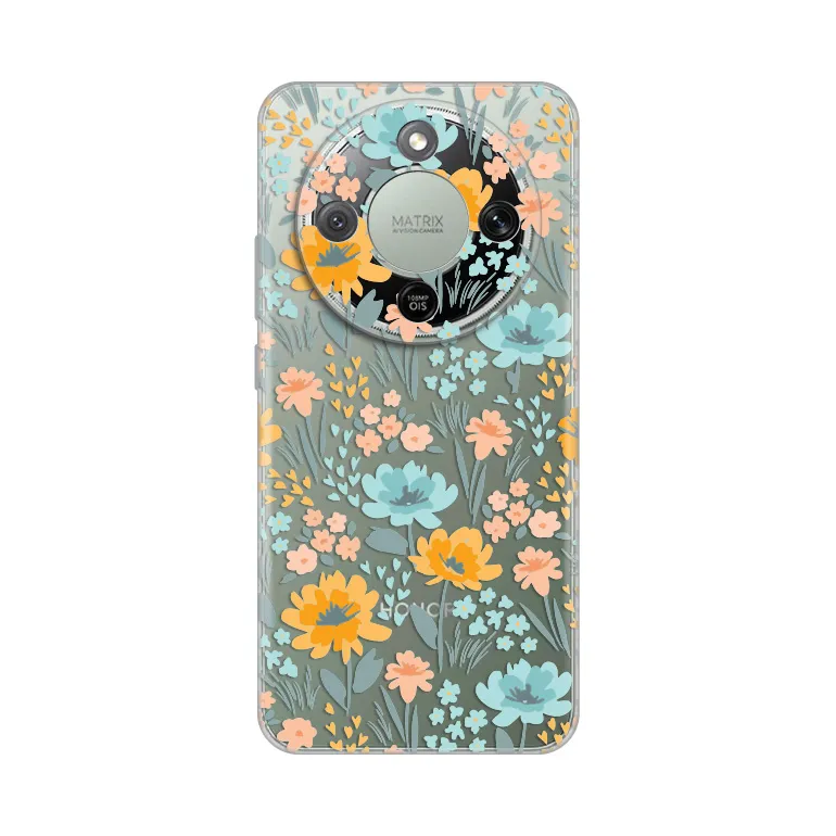 Maska Silikonska Print Skin za Honor Magic 8 Lite Lovely Flowers