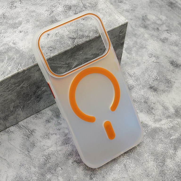 Zastitna maska (futrola) HOLOGRAM - iPhone 17 Pro narandzasta (MS)