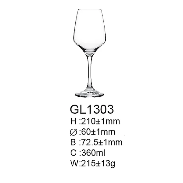 Staklena čaša za vino 360 ml 6/1 Vina GL1303