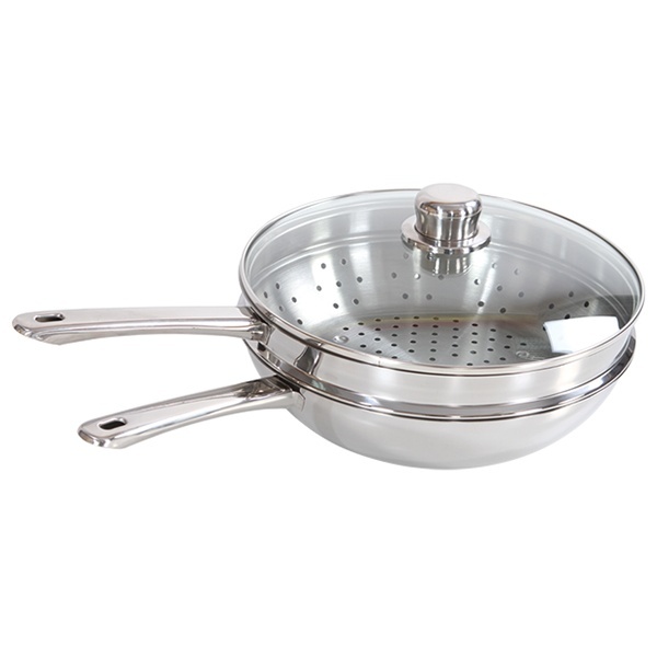 Wok set sa steamerom COLOSSUS CL-118