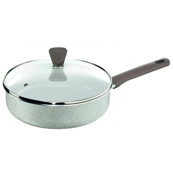 Ttiganj sa poklopcem 24cm TEFAL NATURAL CERAMIC D4413252 TEFAL tiganj sa poklopcem 24cm NATURAL CERAMIC D4413252
