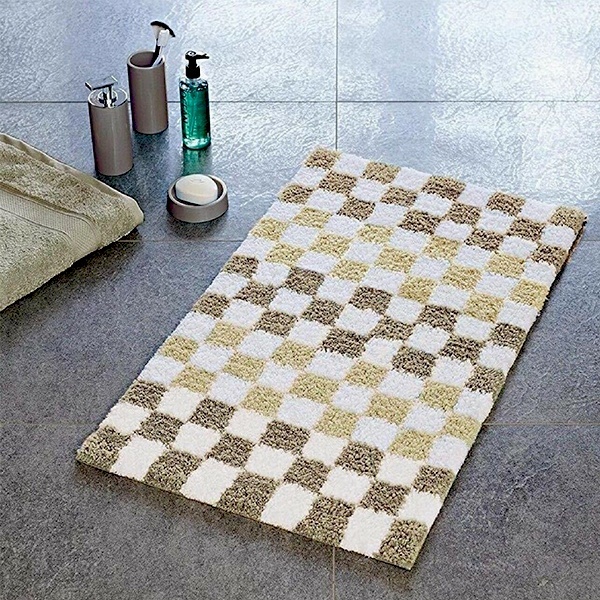 Tekstilna prostirka za kupatilo Grand Prix bež 55x85 Ridder 716309