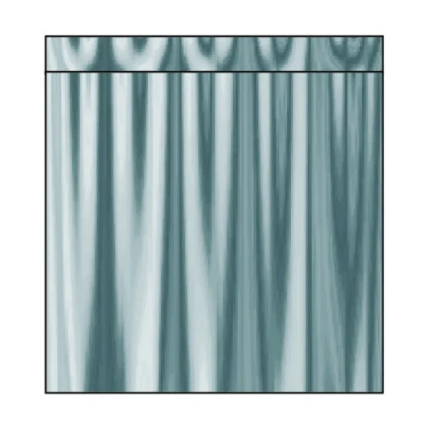 PVC Zavesa za kadu bela 140 x 200 cm 1401