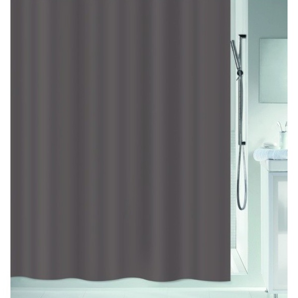 Zavesa za kadu Spirella Atlas siva 180 x 200 cm 40.06018