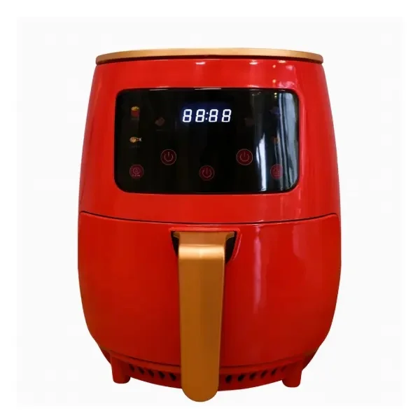Air fryer sa tajmerom LCD crvena 1600W 6l Quantek Q1301RD