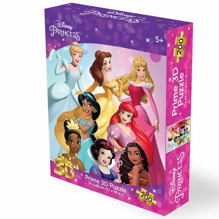 Prime 3D Puzzle 200pcs Disney Princess 31x46cm 114/33356