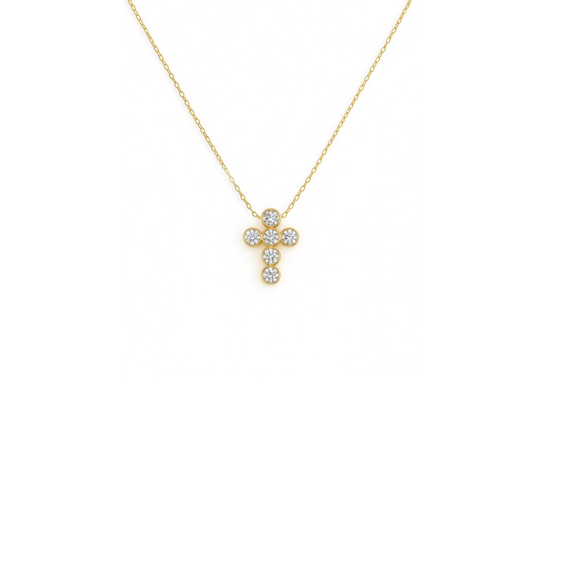 Necklace Pipe Cross Small
