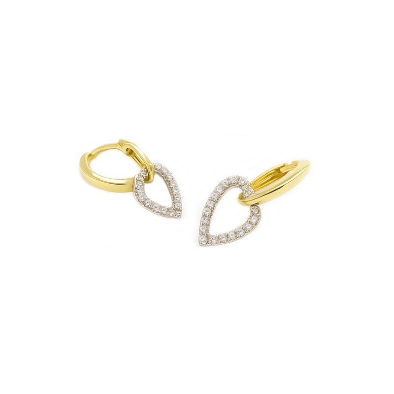 EARRINGS IN 14KT YELLOW GOLD