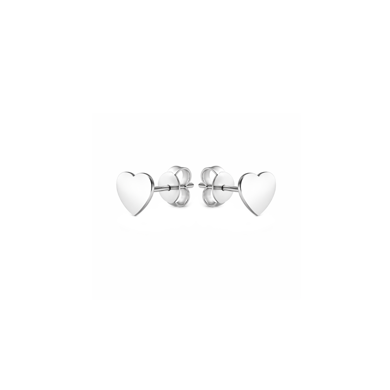 EARRINGS LOVE IN WHITE GOLD