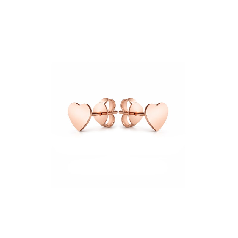 EARRINGS LOVE IN 14KT ROSE GOLD