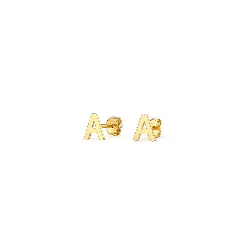 EARRINGS MINI MINI LETTER A