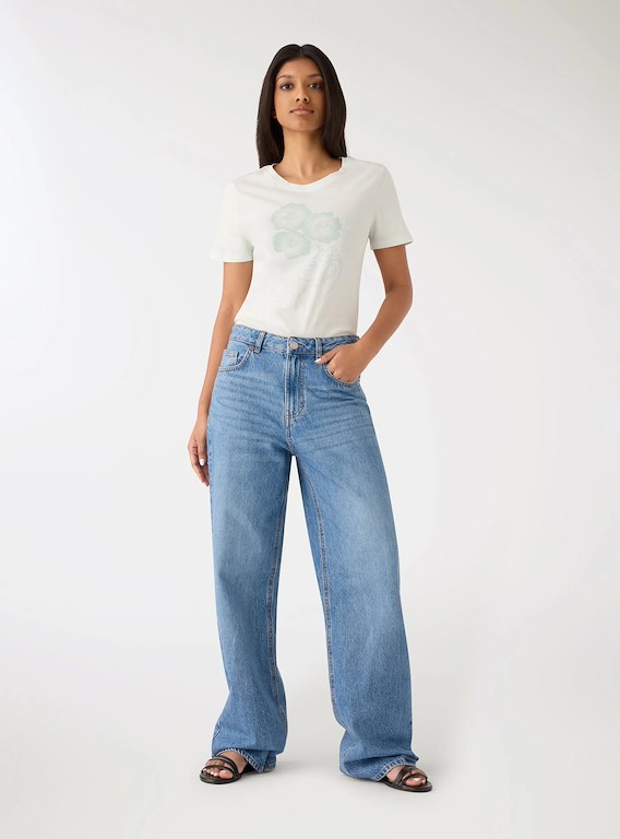 Majica sa printom lica - Boja mora