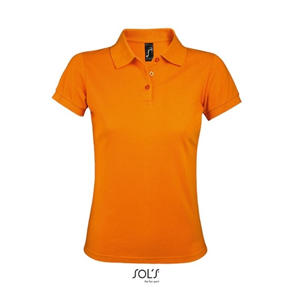 Ženska Polo majica kratki rukavi narandžasta Prime 00573 women Sol 300.573.16.3XL