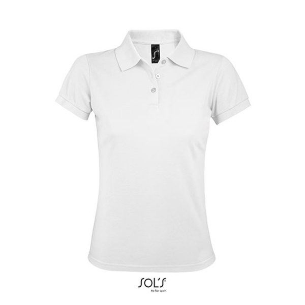 Ženska Polo majica kratki rukavi bela Prime women 00573Sol 300.573.00 S-XXL