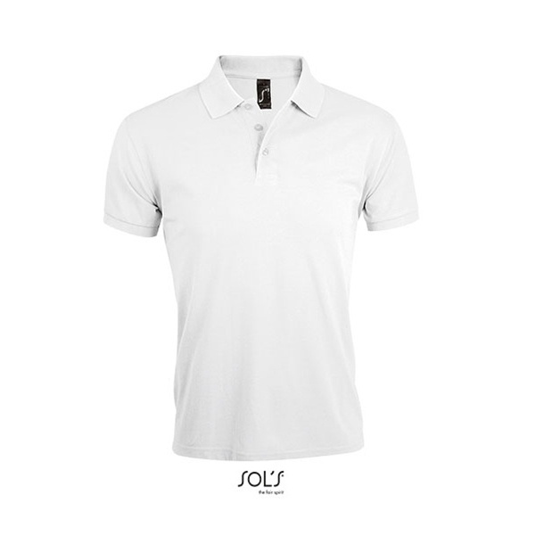 Muška Polo majica kratki rukavi bela Prime men 00571 Sol 300.571.00 4-5XL