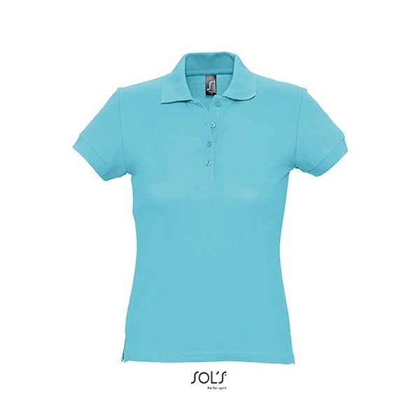 Ženska polo majica kratki rukavi S-XXL tirkizna Passion 11338 Sol 311.338.58