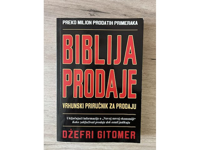 Biblija prodaje - Džefri Gitomer