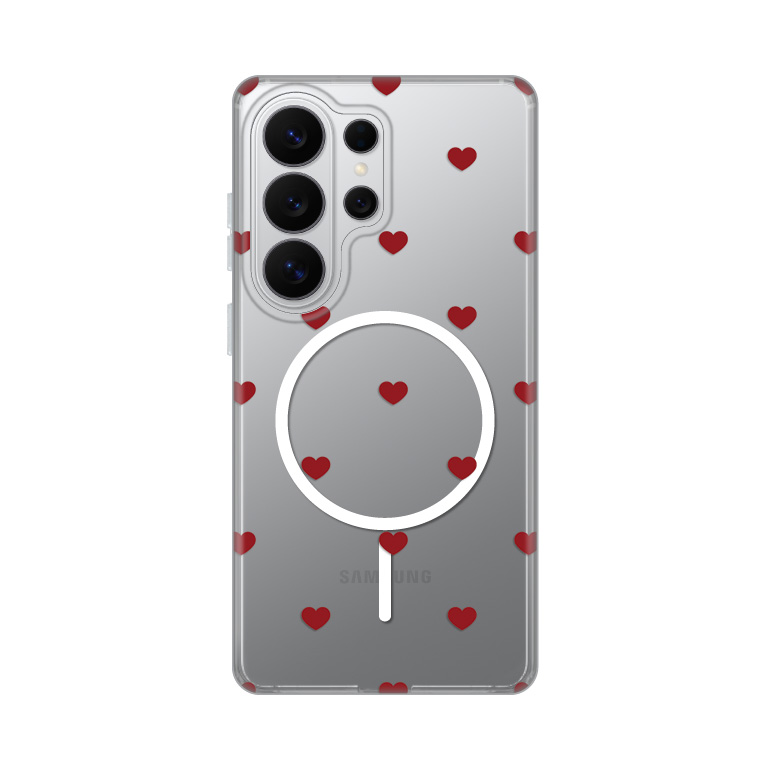 Zastitna maska (futrola) print Magsafe - Samsung S948 Galaxy S26 Ultra Red Hearts