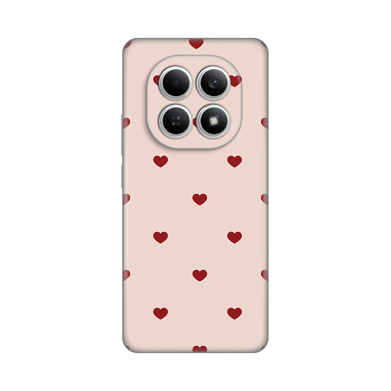 Zastitna silikonska maska (futrola) PRINT - Xiaomi Redmi Note 15 4G Beige Hearts