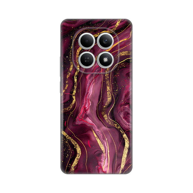 Zastitna silikonska maska (futrola) PRINT - Xiaomi Redmi Note 15 4G Burgundy
