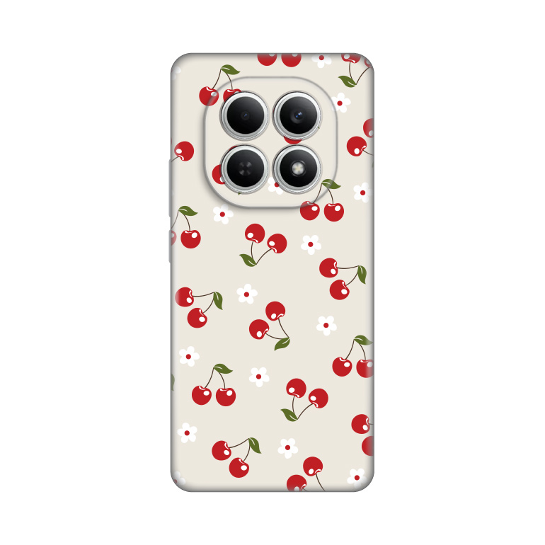 Zastitna silikonska maska (futrola) PRINT - Xiaomi Redmi Note 15 4G Cherry and Flowers