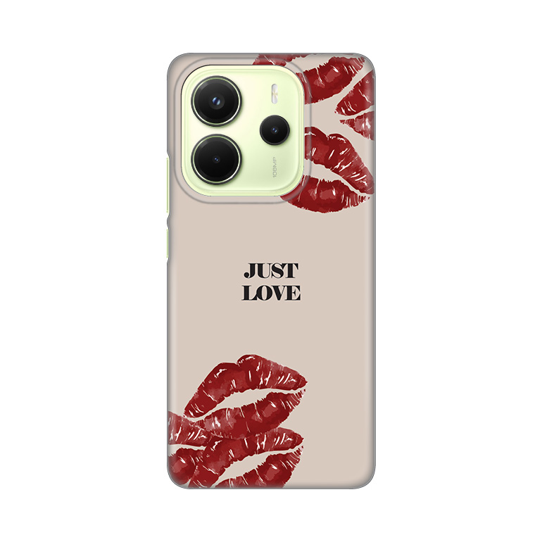 Zastitna ultra tanka (skin) maska / futrola PRINT - Xiaomi Redmi Note 14 4G (SRB) Just Love