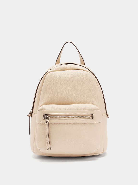 BASIC BACKPACK LEATHER-EFFECT