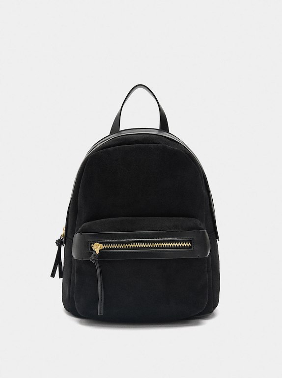 BASIC BACKPACK LEATHER-EFFECT