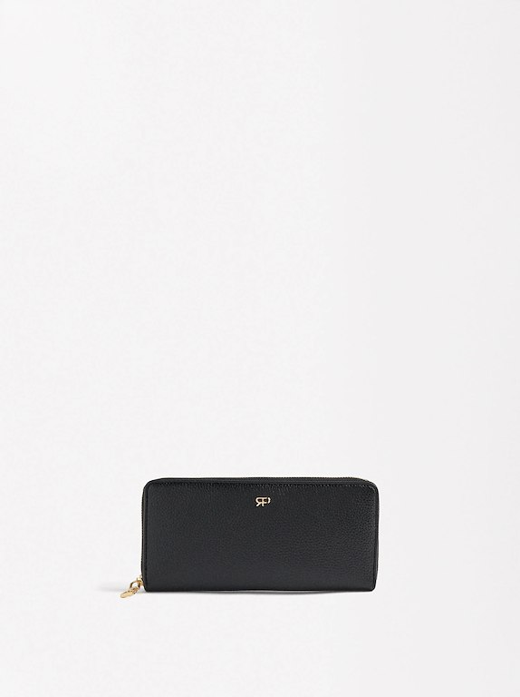 WALLET WITH ZIP FASTENING