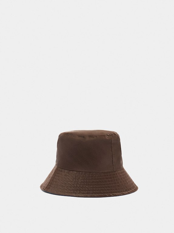 REVERSIBLE NYLON BUCKET HAT