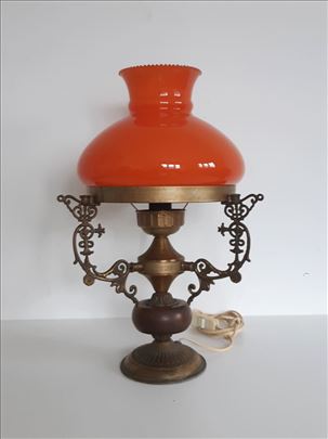 Vintage mesingana stona lampa