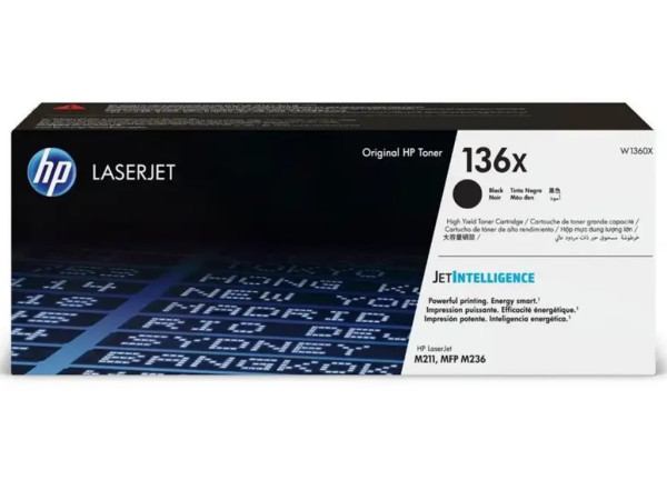 Toner HP 136X' ( 'W1360X' )