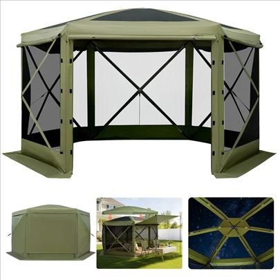 Gazebo Paviljon Sestougaoni Sator Baldahin 3,6x3,6