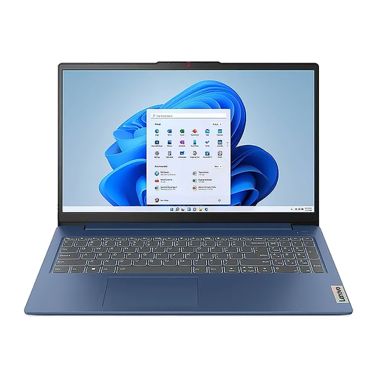 Laptop Lenovo 82XQ00UDYA IDEAPAD SLIM 3 15AMN8 BLUE, 15.6'', 1920x1080 FHD, Anti-glare, AMD Ryzen 5 7520U 4-Core do 4.3 GHz, Integrisana AMD Radeon 610, 16 GB DDR5 SSD, 512 GB SSD