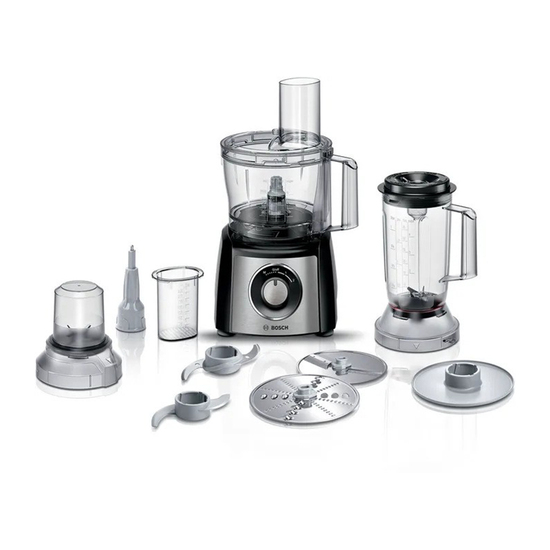 Blender / Multipraktik Bosch MCM3501M, 800 W, 17000 o/min, 2.3 l, Crna / Inox