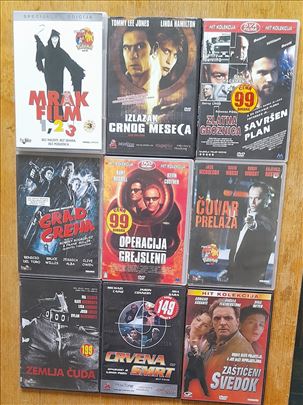 Lot Stranih DVD Filmova - 27 Komada - DVD