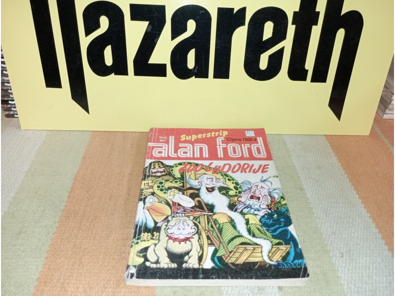 ALAN FORD broj 401- Vjesnik (vrlodobro očuvan)