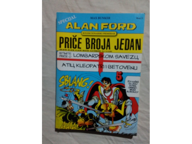Alan Ford Specijal Priče Broja Jedan broj 5