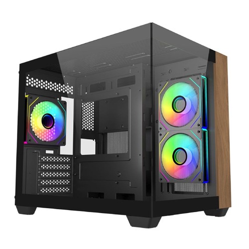 Cooler Master Elite 481 Wood Black kućište za računar E481-KHNN-S00