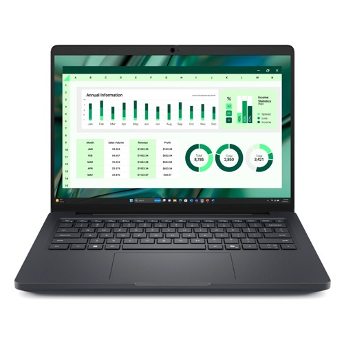 Dell Pro Max 14 Laptop, 14 inch FHD+ 300nits AMD Ryzen AI 7 Pro 350 16GB 512GB SSD Backlit FP Win11Pro