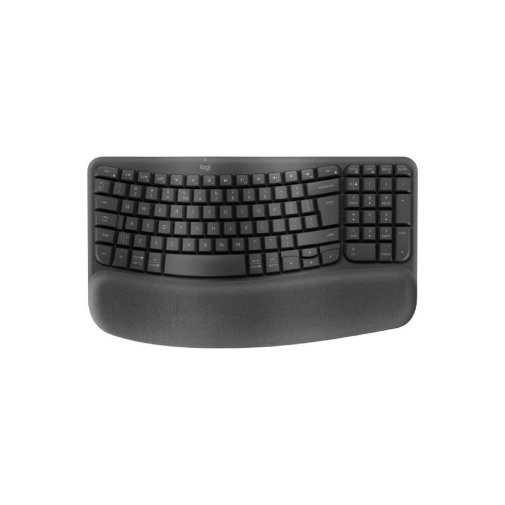 Logitech Bežična tastatura Wave ergonomic - Crna