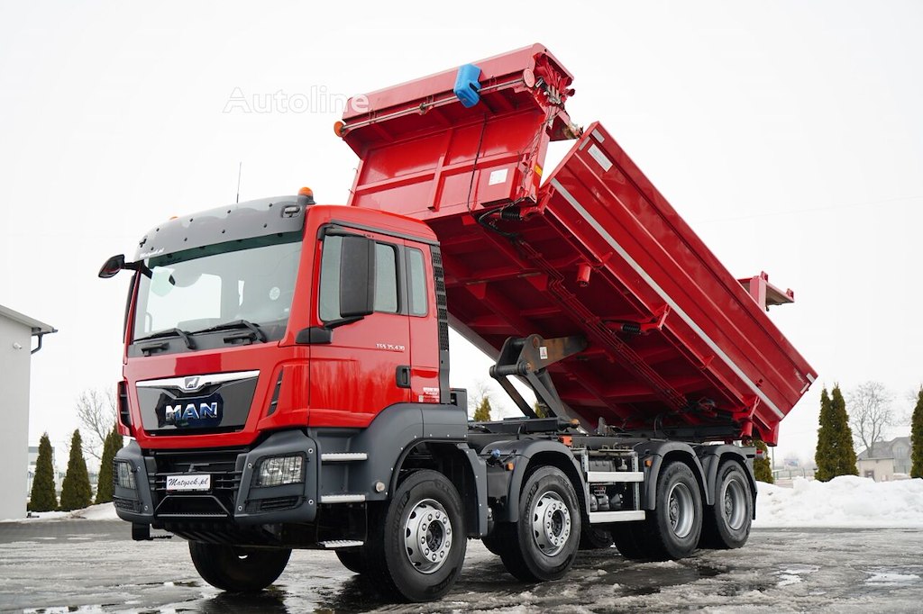 MAN TGS 35.430 / 8X4 / WYWROTKA 2 STR. / HYDROBURTA / HYDROKLAPA / B kiper