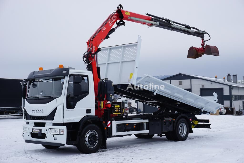IVECO EUROCARGO / 190-280L / E 6 / WYWROTKA + HDS / ŁYŻKA / HYDROBURTA kiper