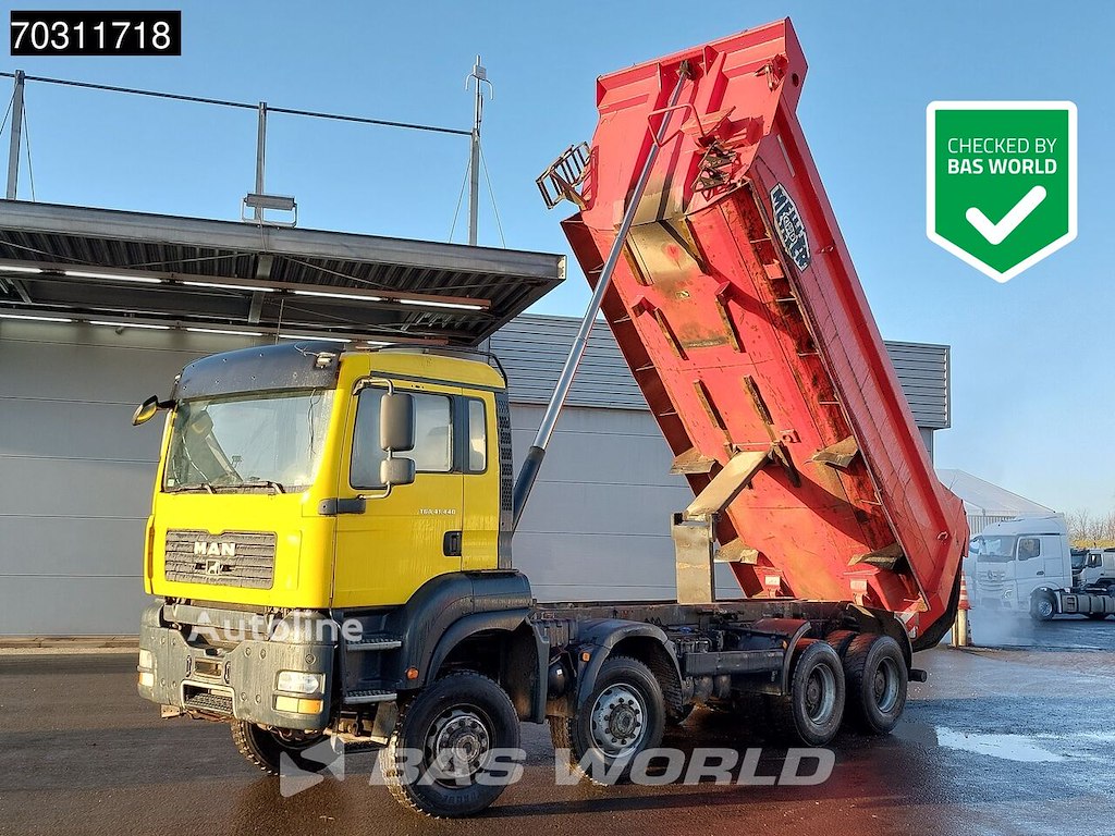 MAN TGA 41.440 TGA 8X8 8x8 18m3 Meiller tipper Steelsuspension Big-A kiper
